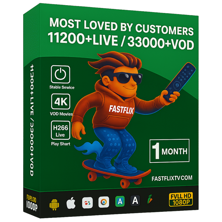 FAST IPTV Subscription USA: FastFlixTV for USA & Canada