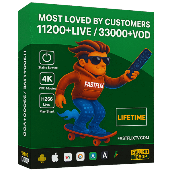 FAST IPTV Subscription USA: FastFlixTV for USA & Canada